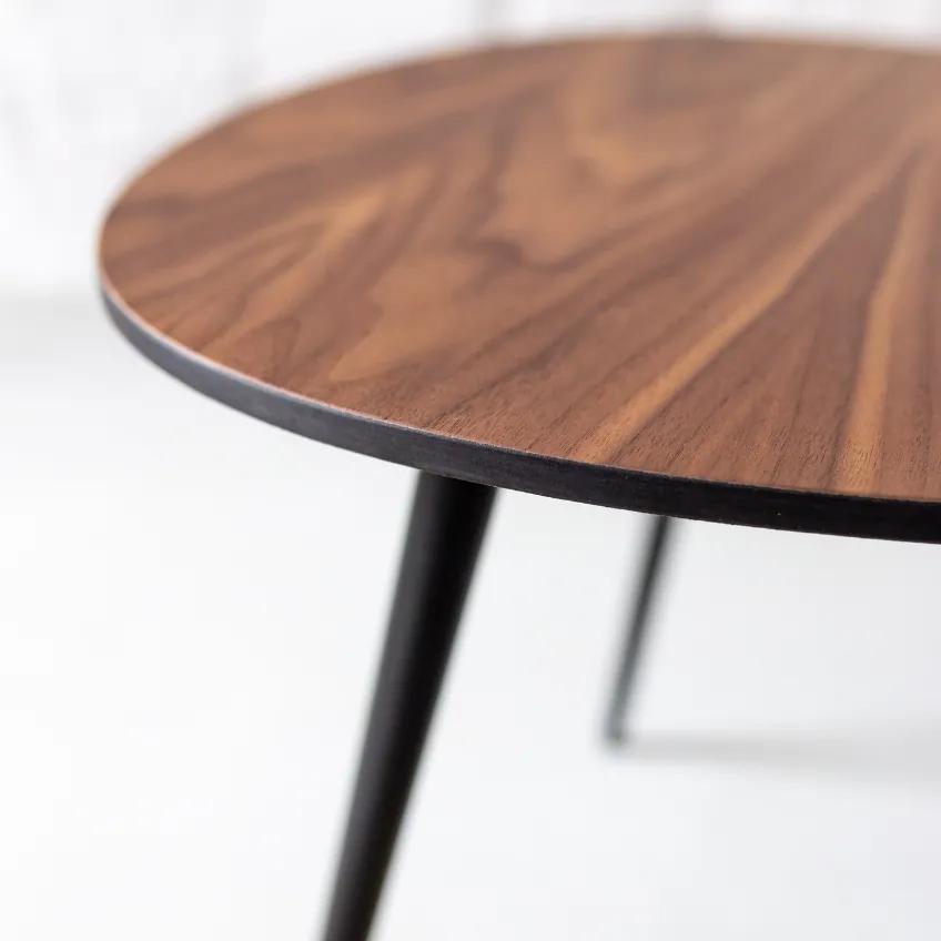 Ořechový odkládací stolek RAGABA PAWI 45 cm