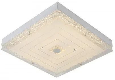 LUCIDE VIVI Ceiling Light LED 28W 2800 Square, Transparent, stropní svítidlo