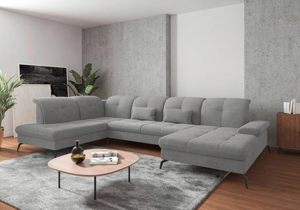 XXXLutz SEDACÍ SOUPRAVA, textil, světle šedá Sit & More - Sedací soupravy - 000144009960