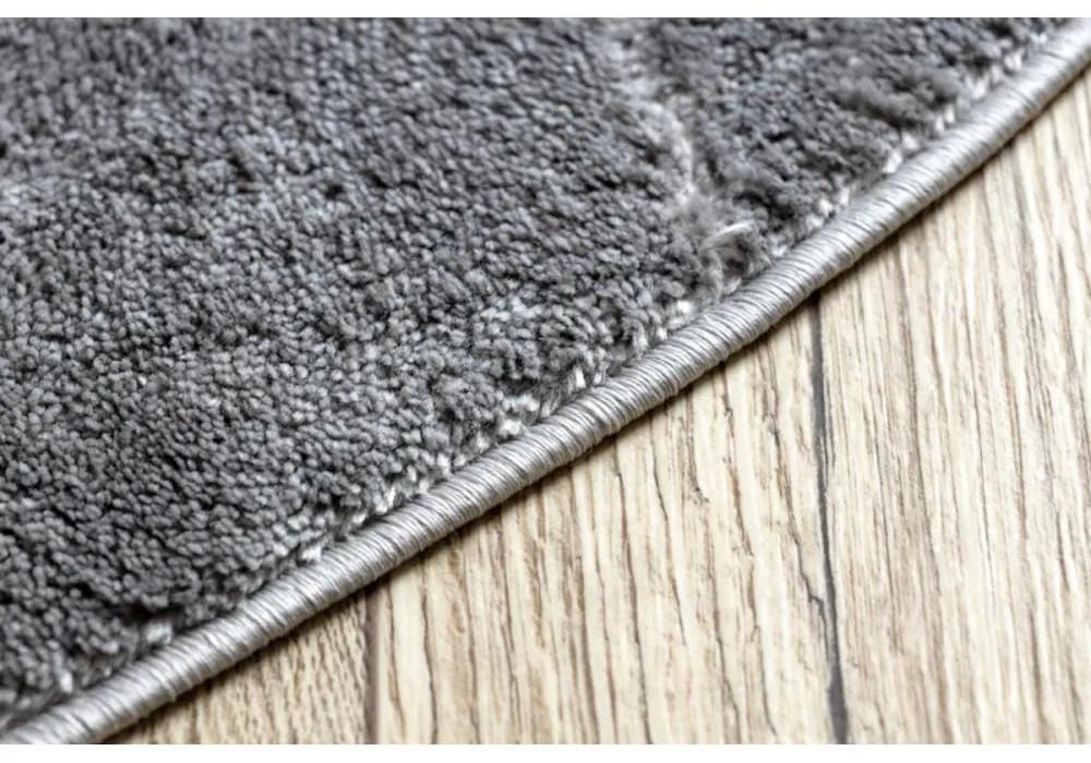 Kusový koberec Mramor šedý 2 kruh 200cm