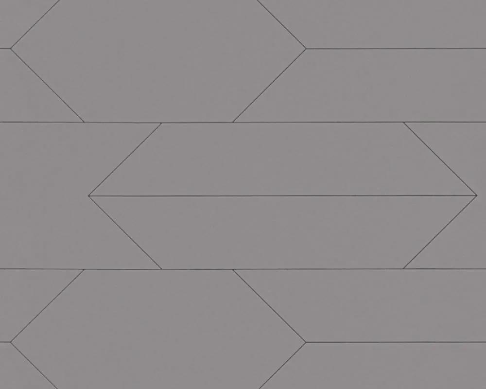 Vliesová tapeta 34868-2 geometrická šedá severský styl / Tapety na zeď Björn 348682 (0,53 x 10,05 m) A.S.Création