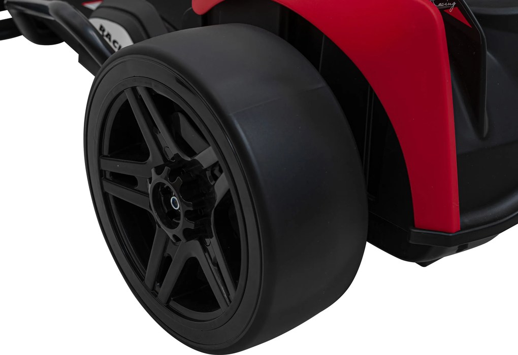 Ramiz Dětská motokára na baterie Fast 3 Drift červená + funkce driftu + motory 2x150W + LED rádio + pásy