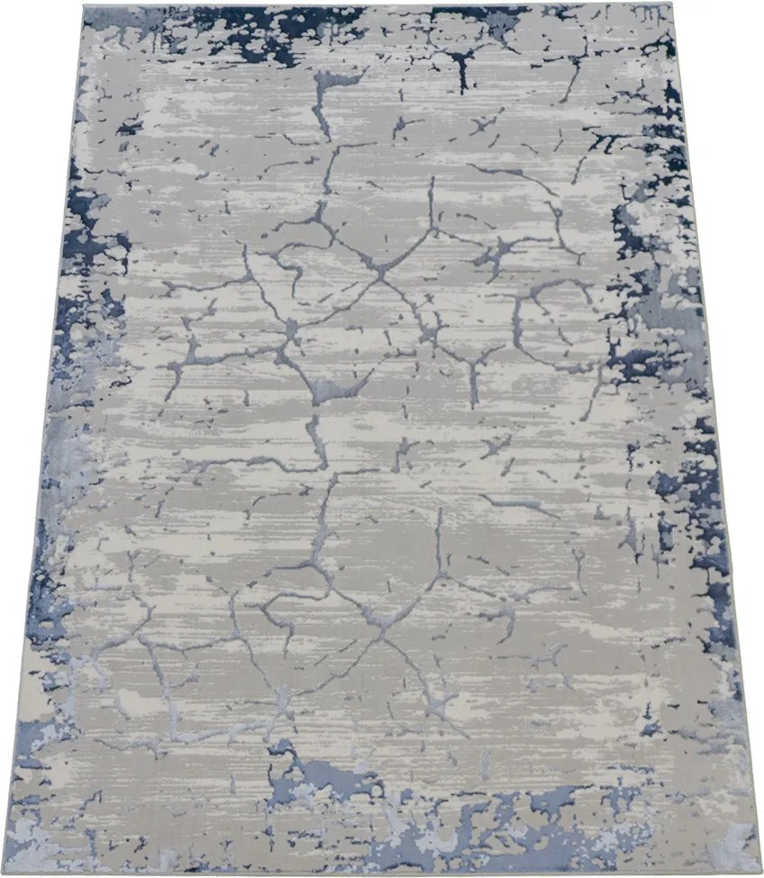 BE Koberec Allianz 6308 NAVY - tmavě modrý obdélníkový Rozměr: 60x100 cm