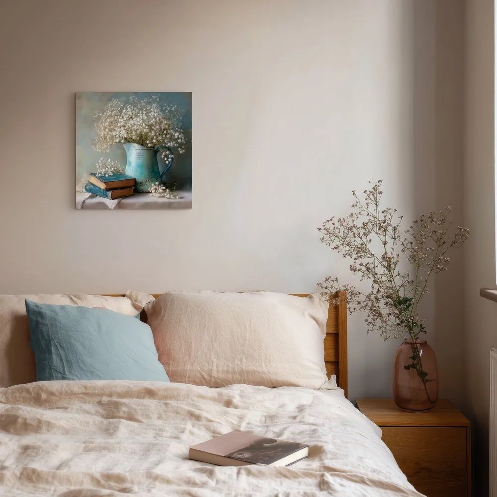 Tištěný obraz na plátně 32x32 cm Gypsophila – Styler