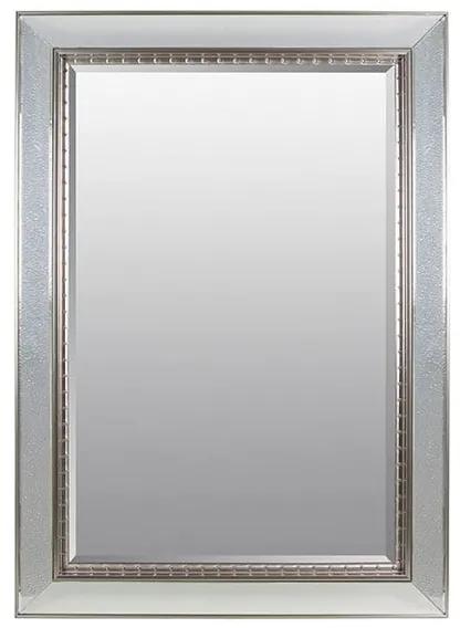 Nástěnné zrcadlo ve stříbrné barvě Santiago Pons Silver Drops, 80 x 110 cm