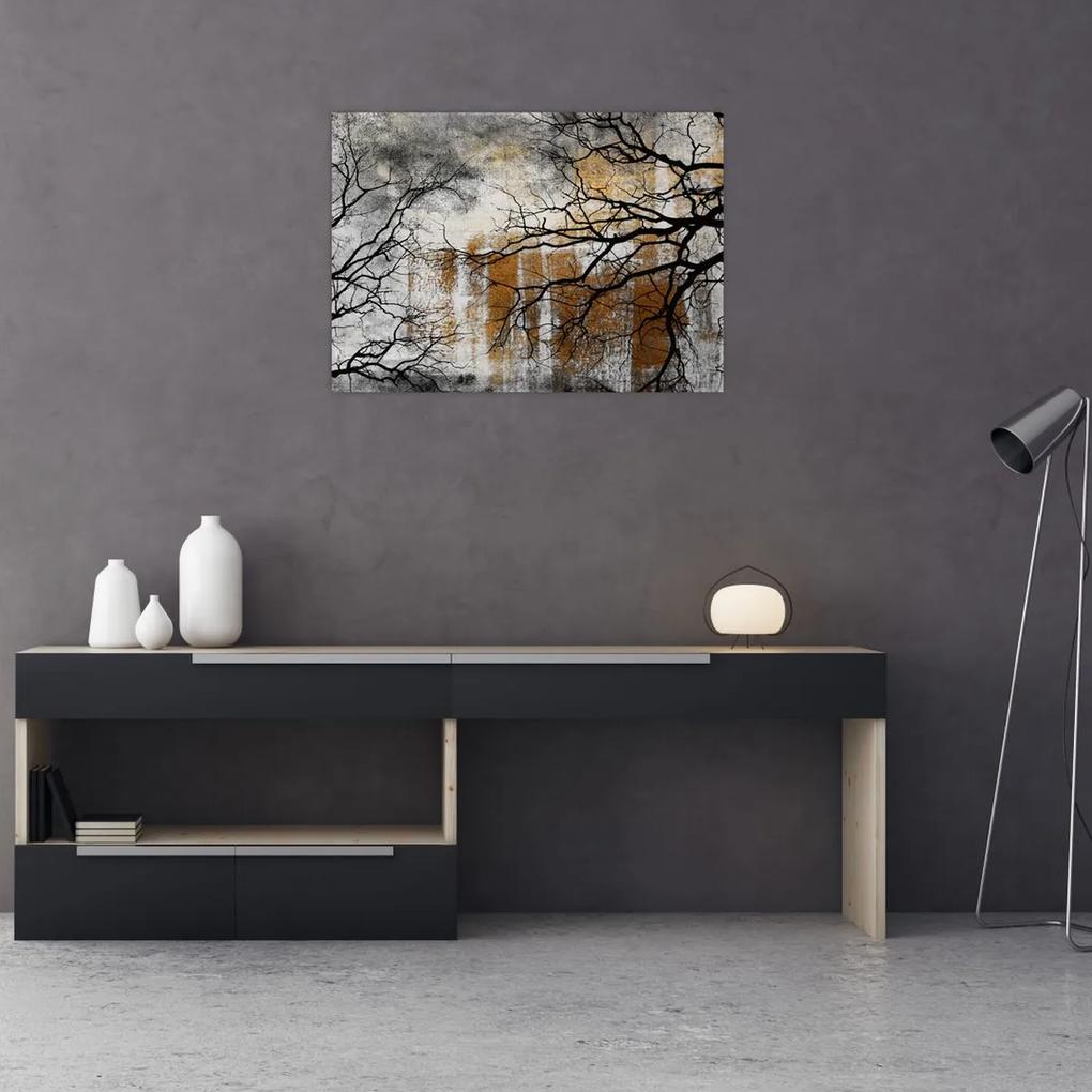 Obraz - Siluety stromů (70x50 cm)