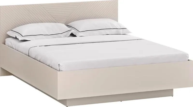 Postel s roštem, 140x200, kašmír/dub castello, EYCO Kondela 0000418858