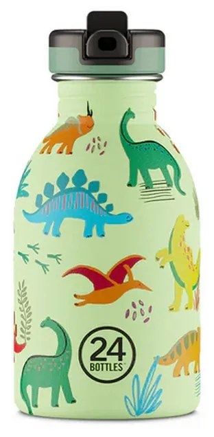 Nerezová dětská láhev Jurassic Friends 250ml 24 Bottles