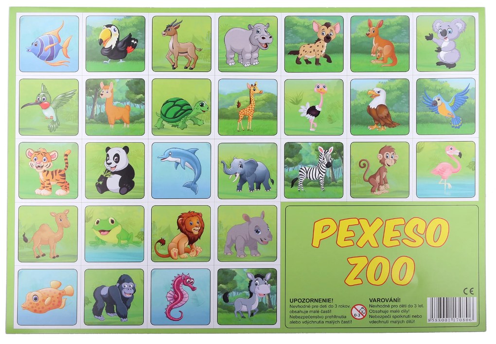 Hydrodata Pexeso Zoo ilustrované