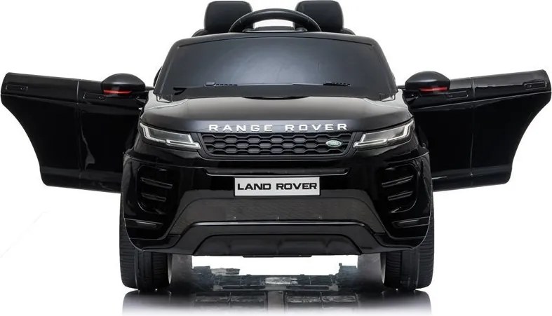 LEAN CARS Elektrické autíčko Range Rover Evoque černé lakované