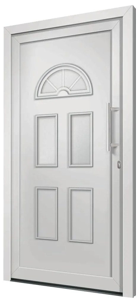 Vchodové dveře bílé 98 x 198 cm - Default Title
