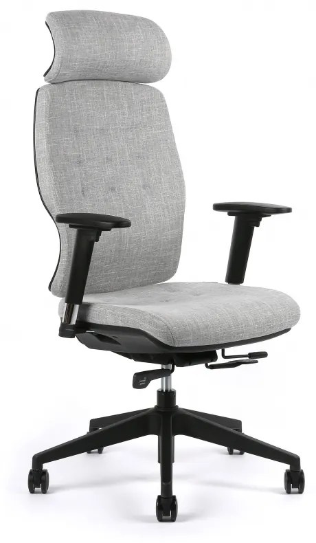 Office Pro Kancelářská ergonomická židle Office Pro SELENE — více barev Šedá F82