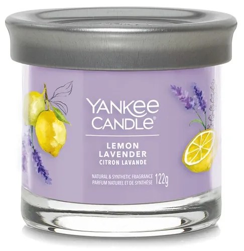 Yankee Candle vonná svíčka Signature Tumbler ve skle malá Lemon Lavender 122 g