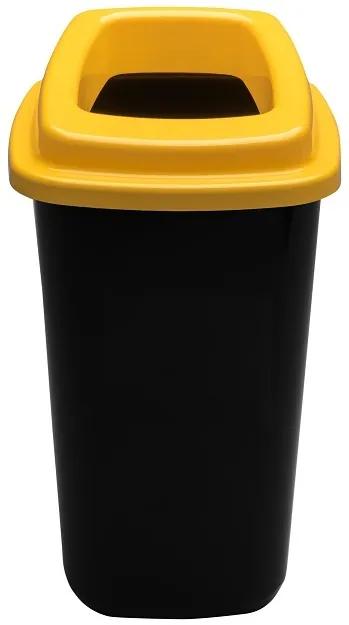 Plafor Odpadkový koš plastový SORT BIN 28 L - žluté víko 683-01Y