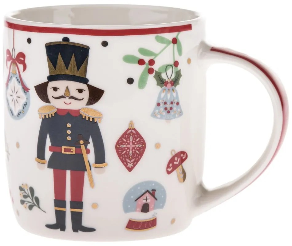Bílý porcelánový hrnek 370 ml Jolly – Dakls