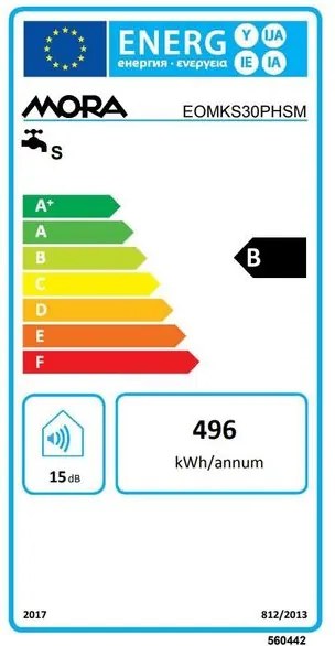 Mora EOMKS30PHSM Elektrický zásobníkový ohřívač vody