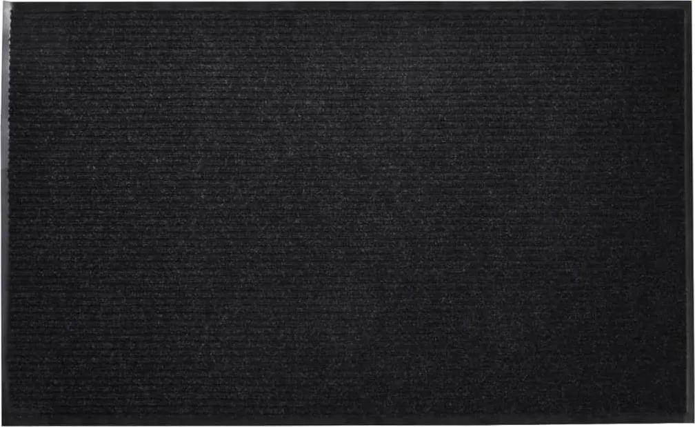 vidaXL Červená PVC rohožka 90 x 150 cm [241276] Barva: Černá