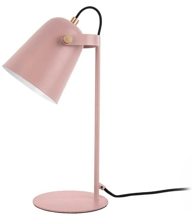 LEITMOTIV Stolní lampa Steady – růžová 12,5 x 36 cm