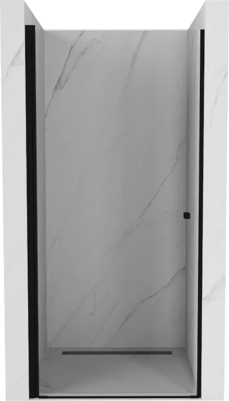 Mexen Pretoria sprchové dveře výklopné 70 cm, transparentní, černé - 852-070-000-70-00