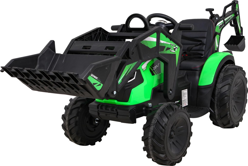 Ramiz Traktor s přívěsem 720-T zelený