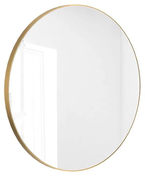 Kulaté zrcadlo VALO Slim 60cm,zlatá matná