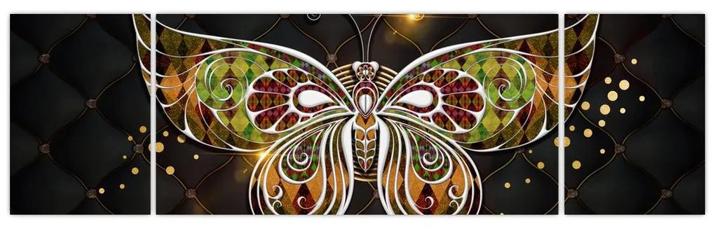 Obraz - Kouzelný motýl (170x50 cm)