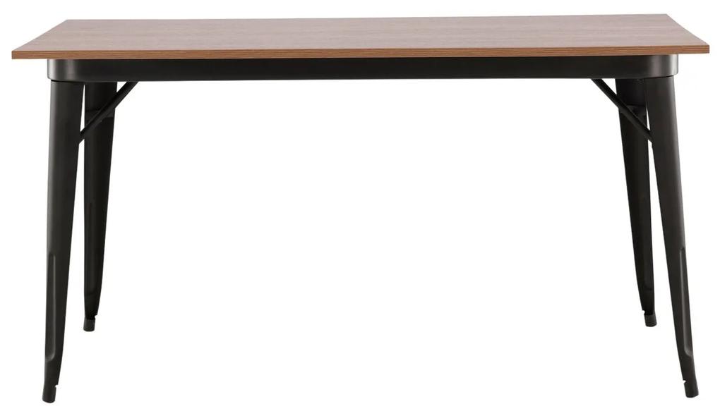 Jídelní stůl Tempe, ořechová barva, 80x140
