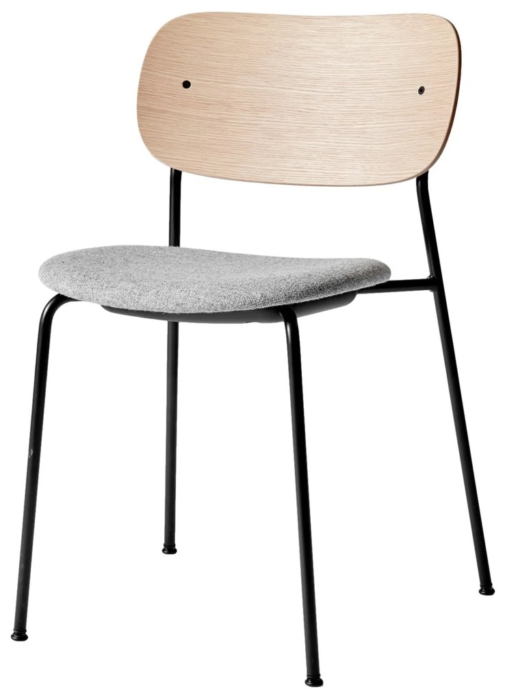 AUDO (MENU) Židle Co Chair, Black / Natural Oak / Hallingdal 130