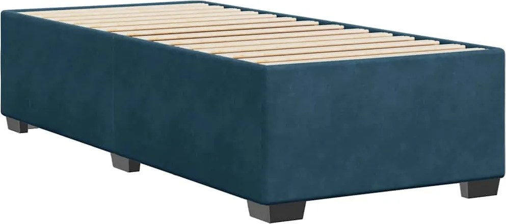 Rám postele modrý 90 x 200 cm samet 3284611