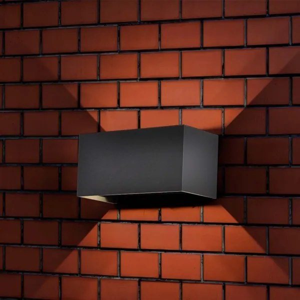 LED Venkovní nástěnné svítidlo LED/24W/230V 3000K IP65 černá