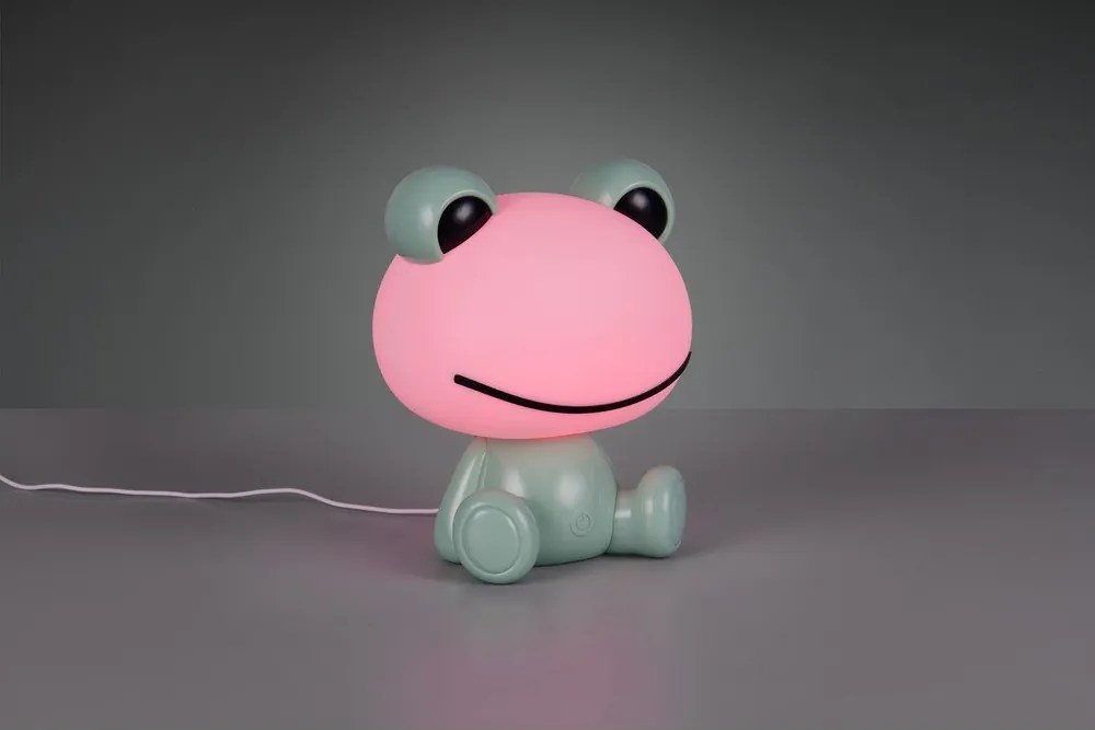 Zelené LED dětské svítidlo Hopper – Reality