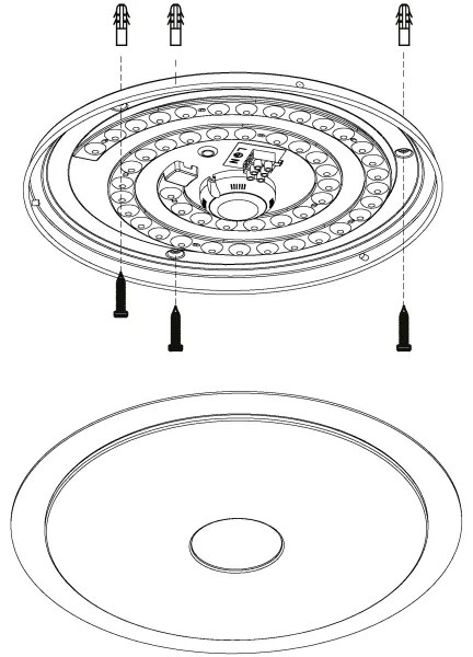 Eglo 98323 - LED Stmívatelné stropní svítidlo LANCIANO LED/24W/230V + DO