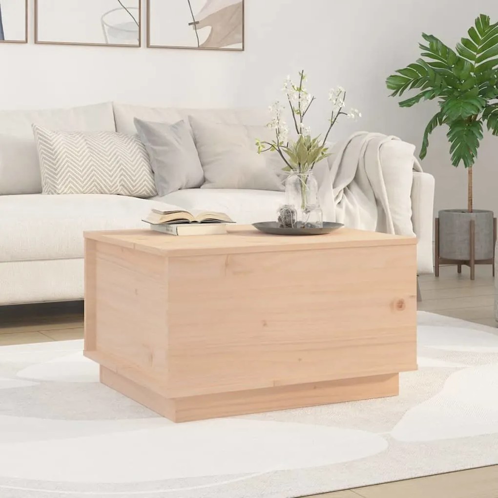 vidaXL Konferenční stolek 60 x 50 x 35 cm masivní borové dřevo [813417] Barva: medová hnědá