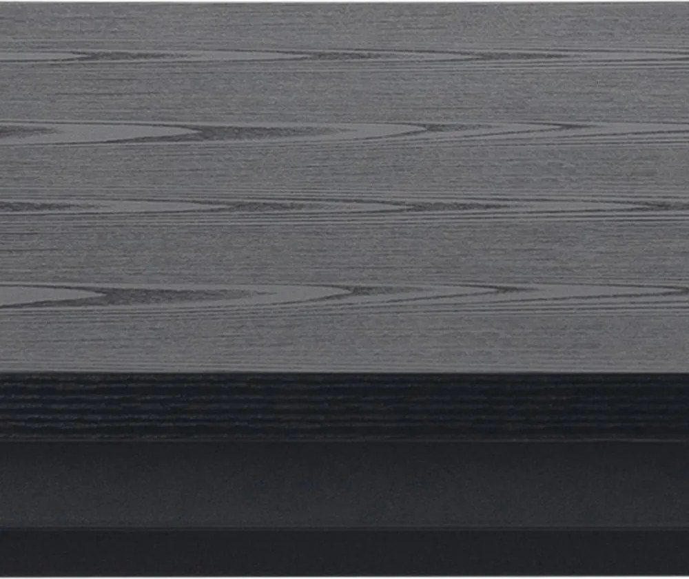 ACTONA Jídelní stůl ANGUS černý 200x90 cm