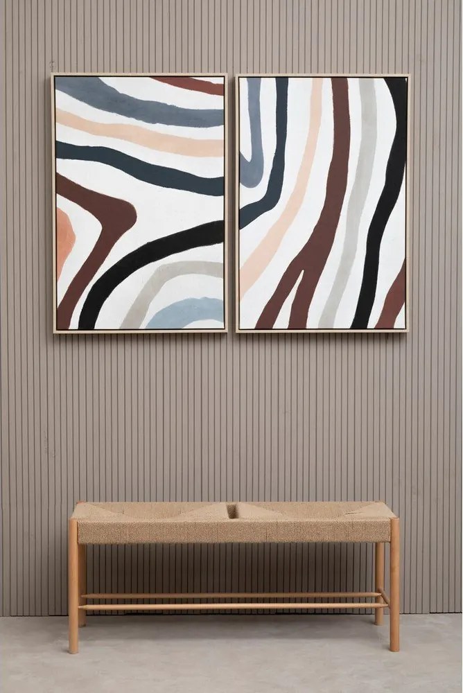 Obrazy v sadě 2 ks s rámem/na plátně 63x93 cm Astratto – Premier Housewares