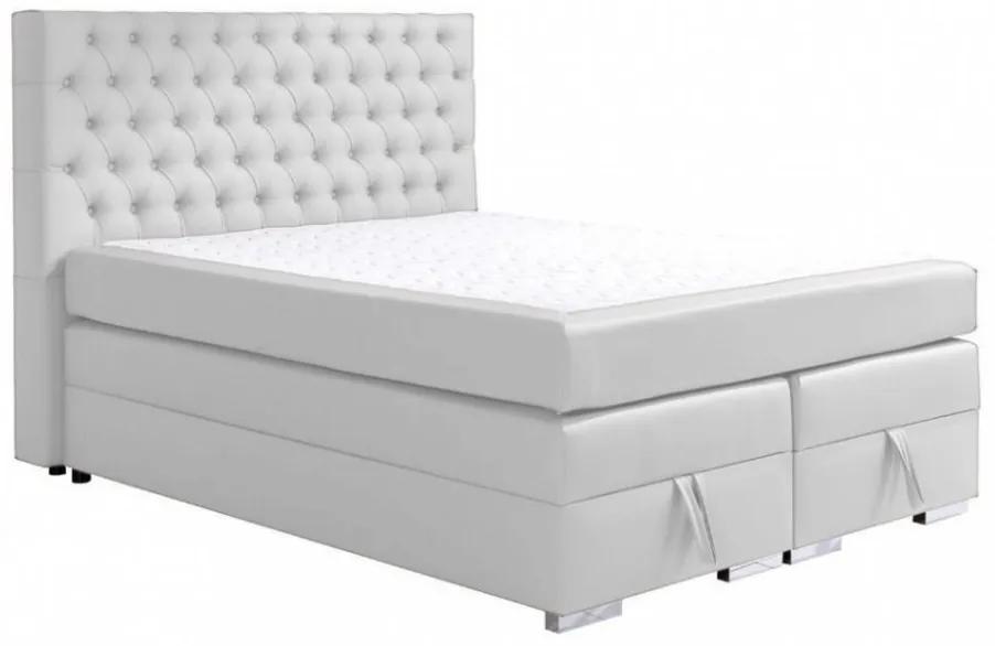 Luxusní čalouněná postel CASABLANCA 140x200 cm Matt Velvet 2