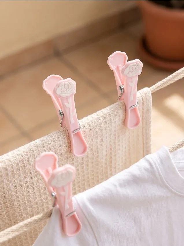 Sinsay - Sada kolíčků na prádlo s motivem růže 30 pack - vícebarevná