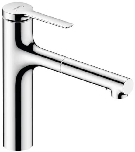 Hansgrohe Zesis dřezová baterie s vytahovací sprškou, 2 proudy chrom 74801000
