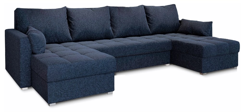 PRM Rohová sedačka NIVA do U, 298 cm Barva látky: Hnědá (Kronos 06)
