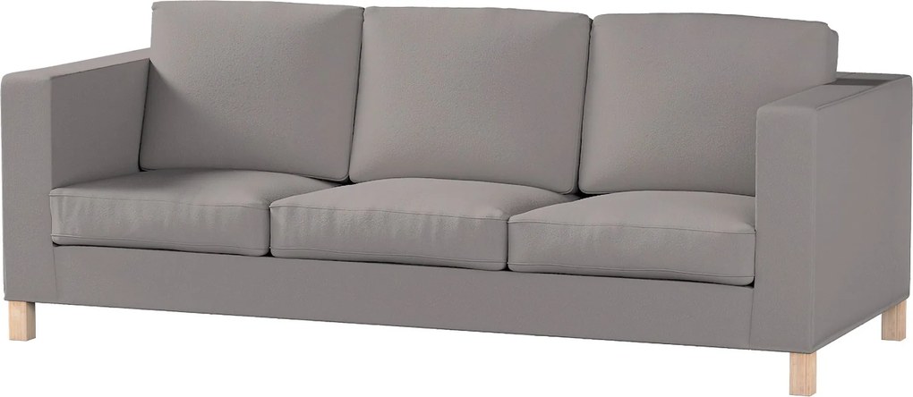 Potah na pohovku IKEA Karlanda 3-místná nerozkládací, krátký barva béžová látka pletený vzor