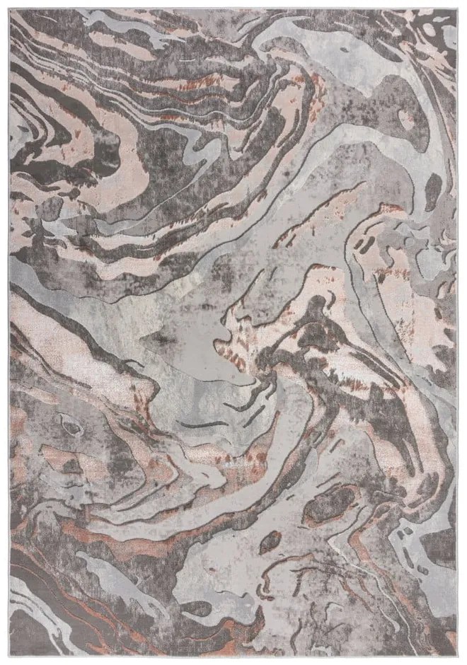 Šedo-béžový koberec 80x150 cm Marbled – Flair Rugs