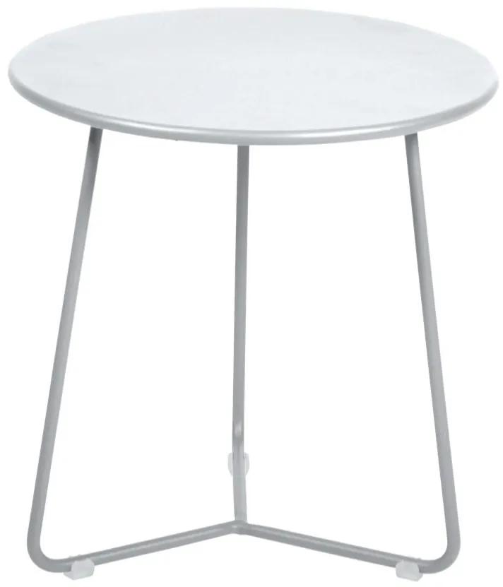 OnaDnes -20% Bílý kovový odkládací stolek Fermob Cocotte 34 cm