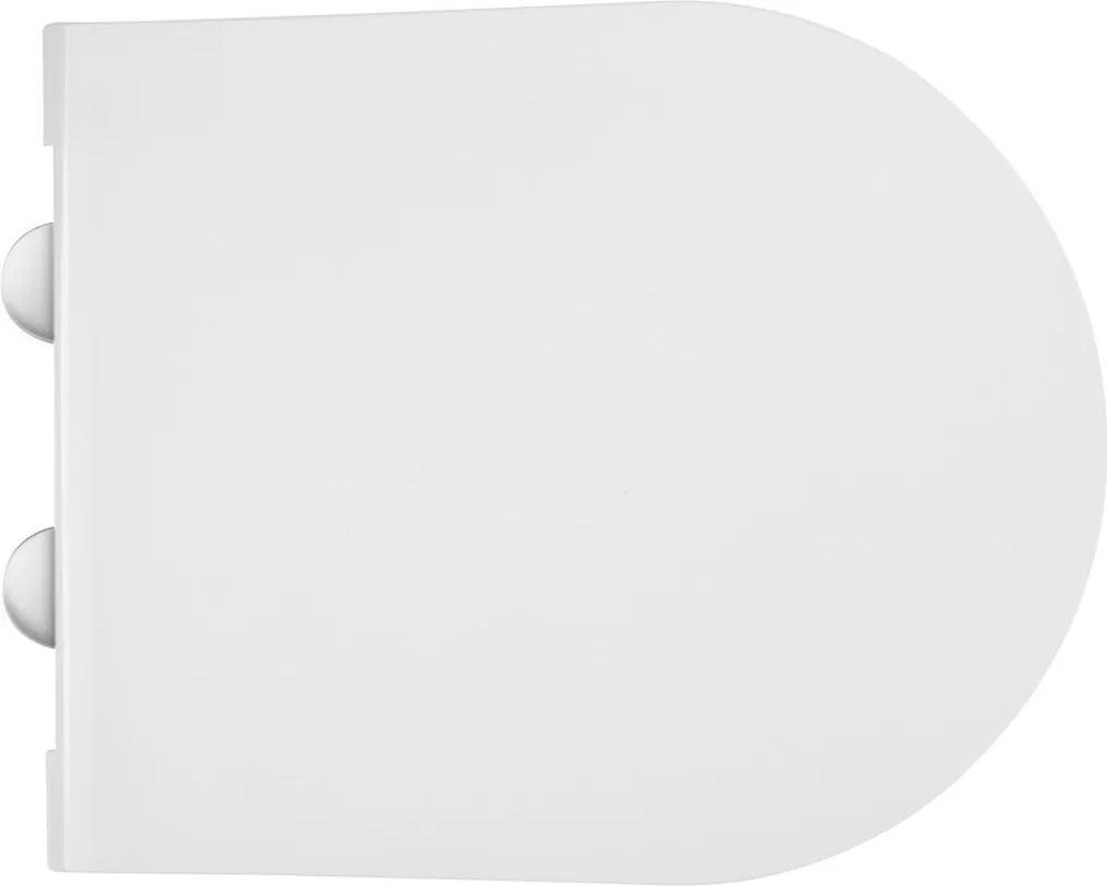 Sapho Sapho, AVVA Slim WC sedátko s pomalým zavíráním, bílá/chrom, 100787