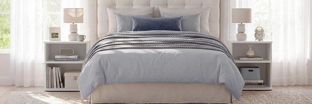 Noční stolek Vasagle Ilja 35 cm bílý
