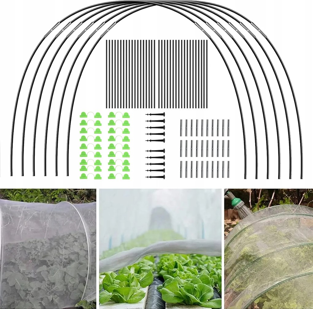 36 Ks Tunel Mini Ochranný Zahradní Skleník