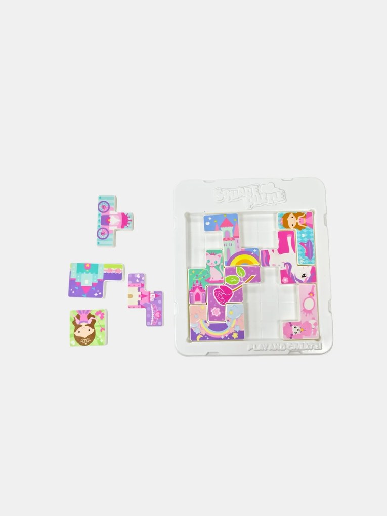Sinsay - Puzzle se základní deskou a motivem princezen - fuchsiová