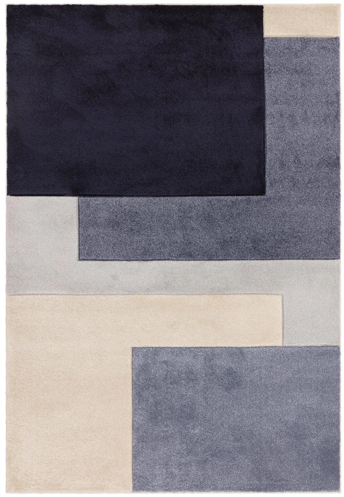 Tribeca Design Kusový koberec Furla Blocks Blue Rozměry: 120x170 cm