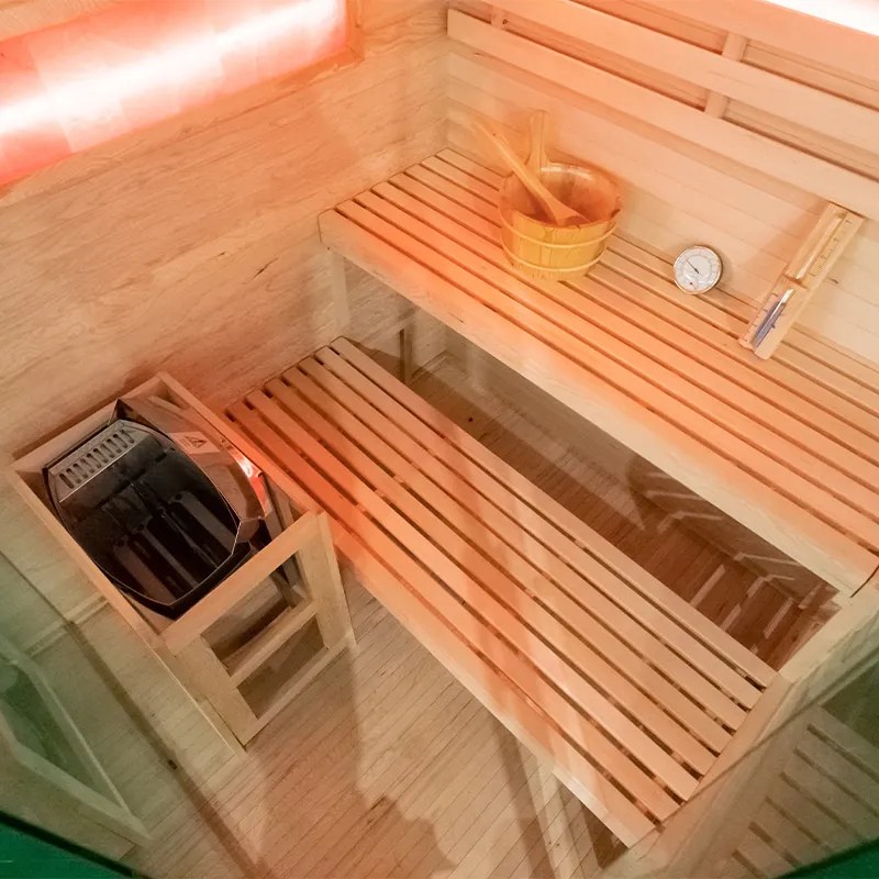BPS-koupelny Finská sauna Relax 150x150, 4-5 osob