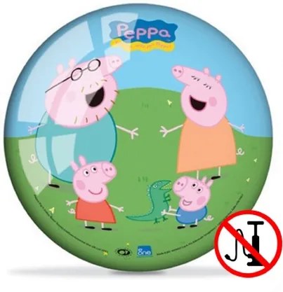 Míč vyfouknutý Prasátko Peppa, 23 cm