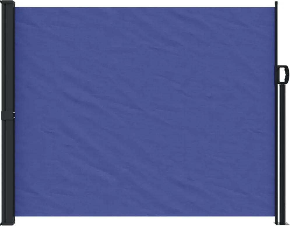 vidaXL Zatahovací boční markýza 160 x 500 cm [4004431] Barva: Modrá